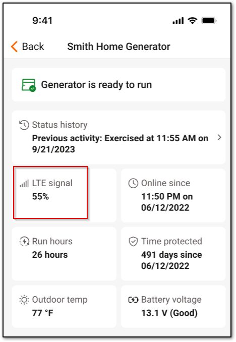 How Do I Check the Signal My Mobile Link Device Is Seeing?