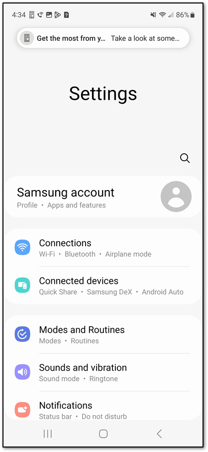 Allowing Mobile Link Location and Notifications permissions in Android ...