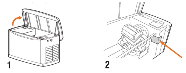 Where Can I Find the Mac Address and SSID Information for My Generator?