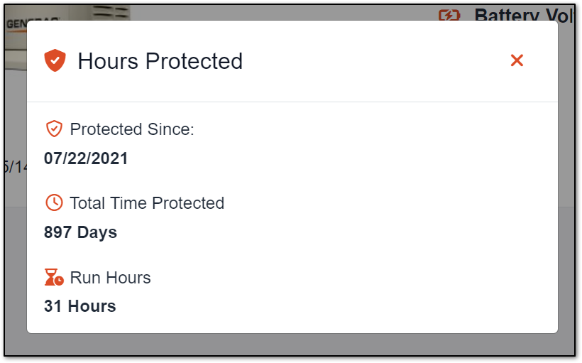 How do I find out how many run hours are on my home standby generator?