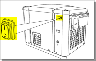 Where is the Auxiliary Shutdown Switch on My Home Standby Generator?