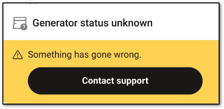 Why Does My Generator Show "Something's Wrong" In Mobile Link?