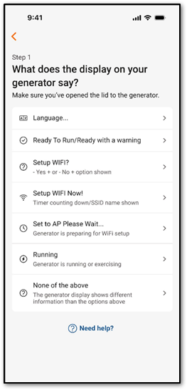 How do I connect my generator to my Wi-Fi network if I have an Android?