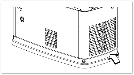 What surfaces can I install my home standby generator on?