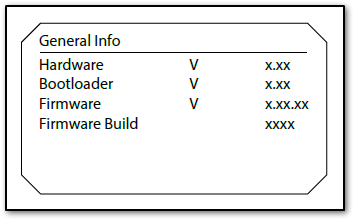 Viewing firmware information on the Power Zone 410 controller